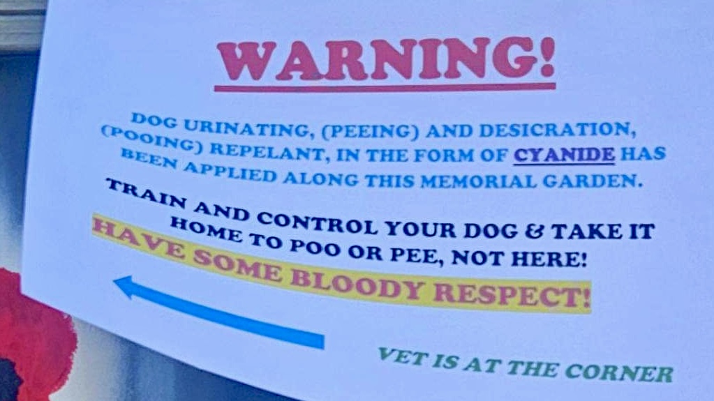 Dog Poo controversy: Christchurch man's sign sparks community outrage ...