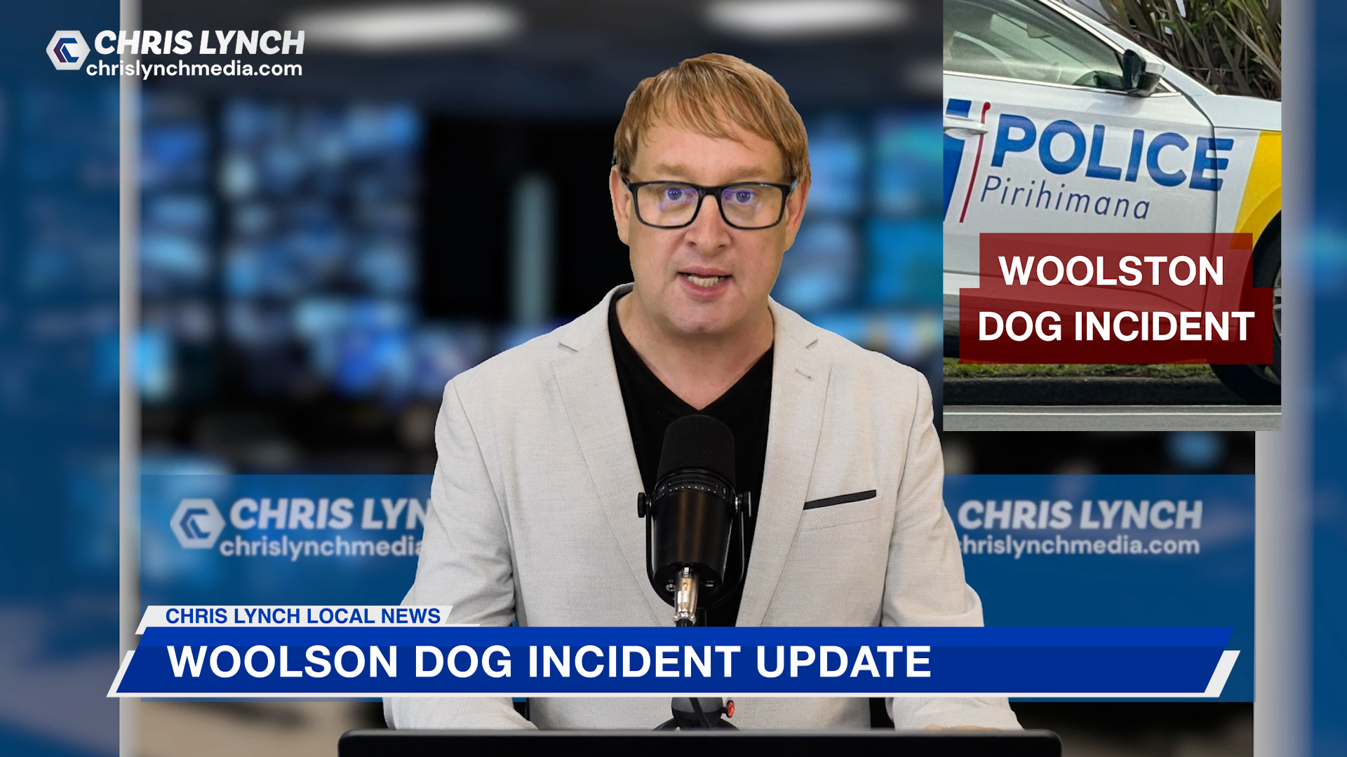 ️ TUES LOCAL LYNCH: Woolston dog attack update - Chris Lynch Media